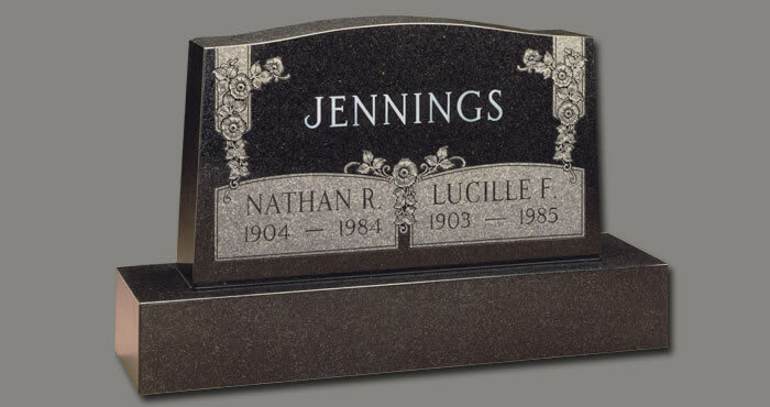 Upright Memorials Gallery | Sheboygan Monument & Stone Works