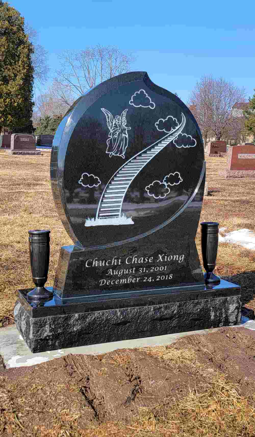 Upright Memorials Gallery | Sheboygan Monument & Stone Works