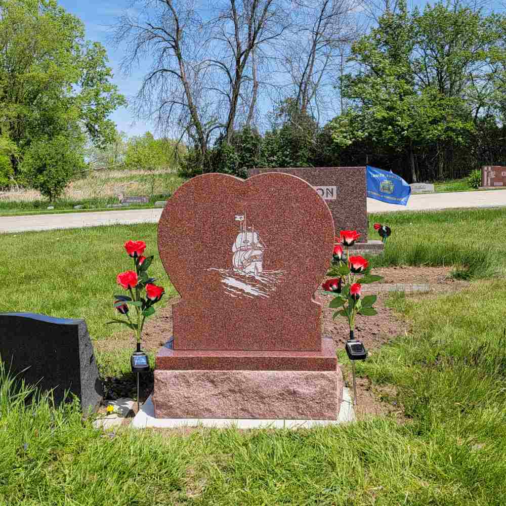 Upright Memorials Gallery | Sheboygan Monument & Stone Works
