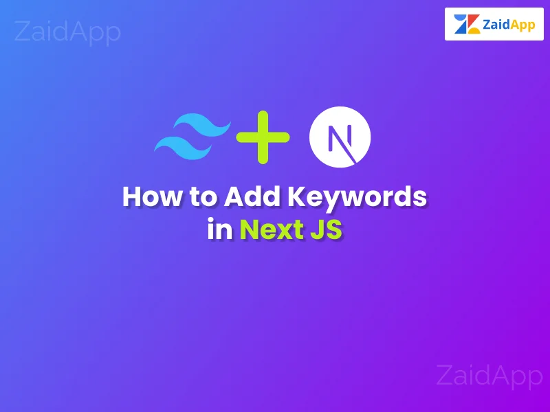How to Add Keywords in Next JS