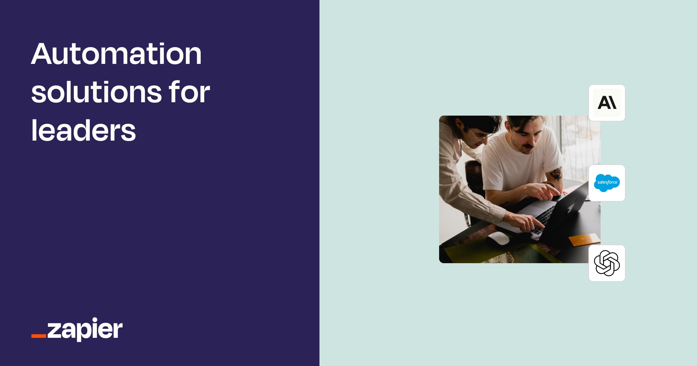 Automation solutions for leaders | Zapier