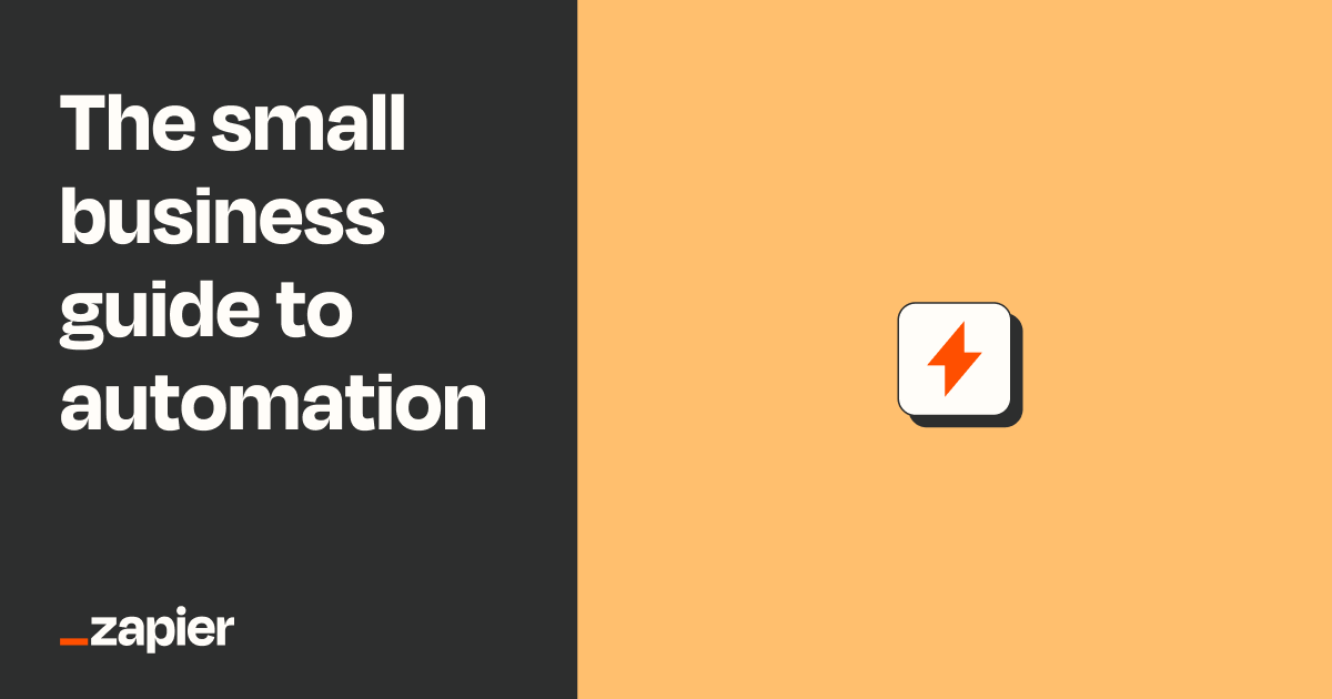 The small business guide to automation | Zapier