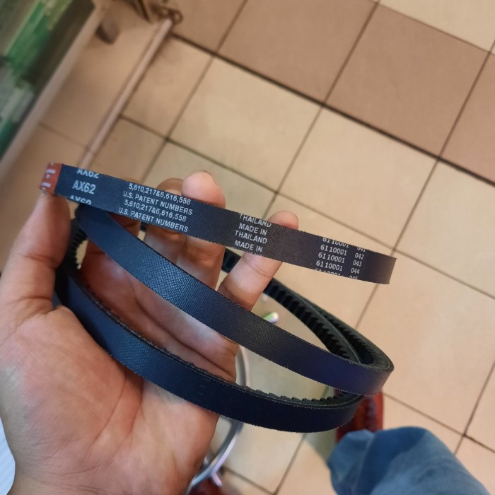 Gate Belts Gates | Tri-Power Classical Section Molded Notch V-Belt AX62 ...