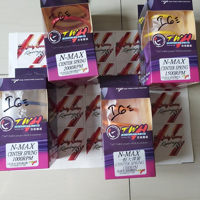 Jual PER PIR CVT SPRING CENTER NMAX TWH RACING 1000 1200 1500 2000 RPM ...