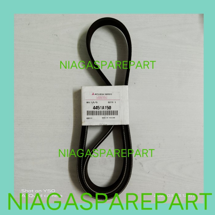 Jual FANBELT ALTERNATOR PAJERO SPORT - 4451A150 MITSUBISHI ORIGINAL FAN ...