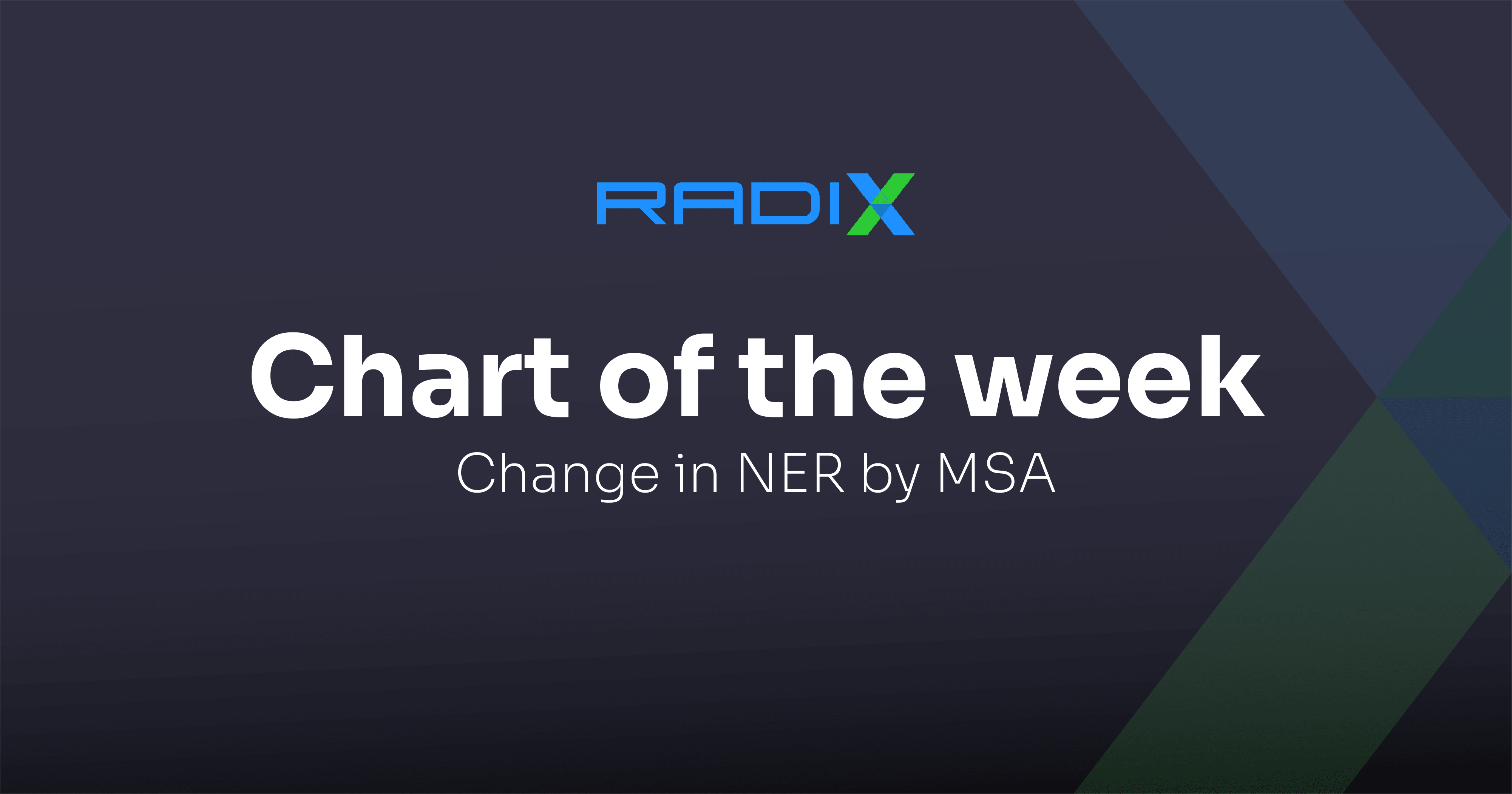 Chart Of The Week - Change in NER by MSA - Radix Software