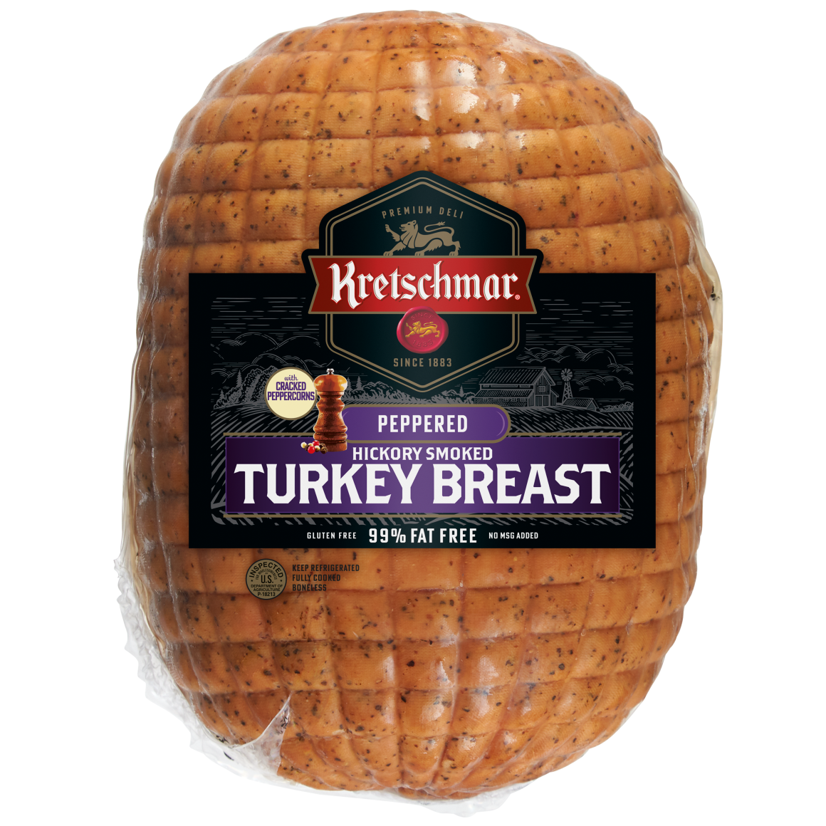 Peppered Hickory Smoked Turkey Breast | Kretschmar