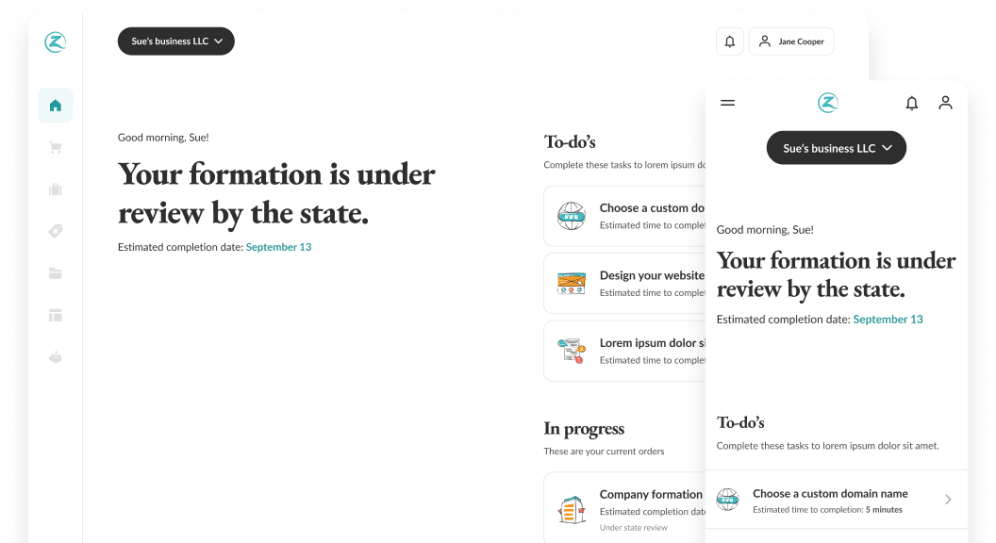 Start & Grow Your Business With The ZenBusiness Platform