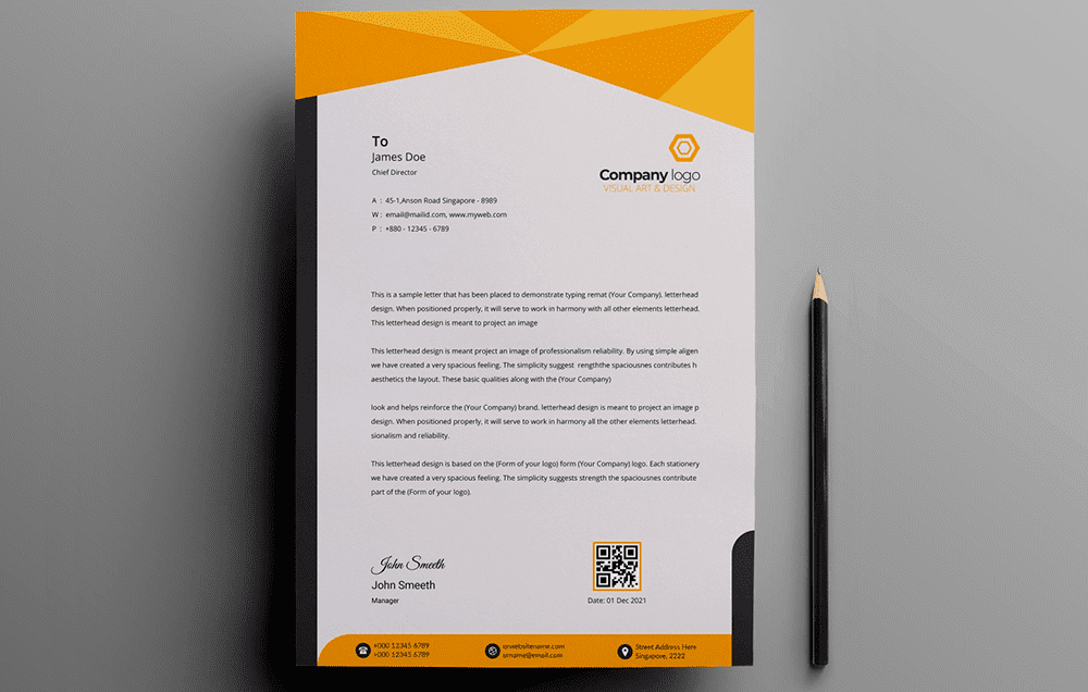How to create corporate letterhead: tips and ideas| ZenBusiness ...