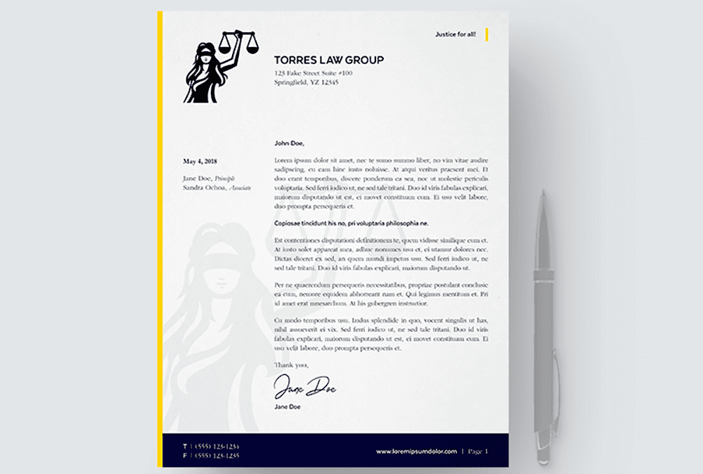 How to create corporate letterhead: tips and ideas| ZenBusiness ...