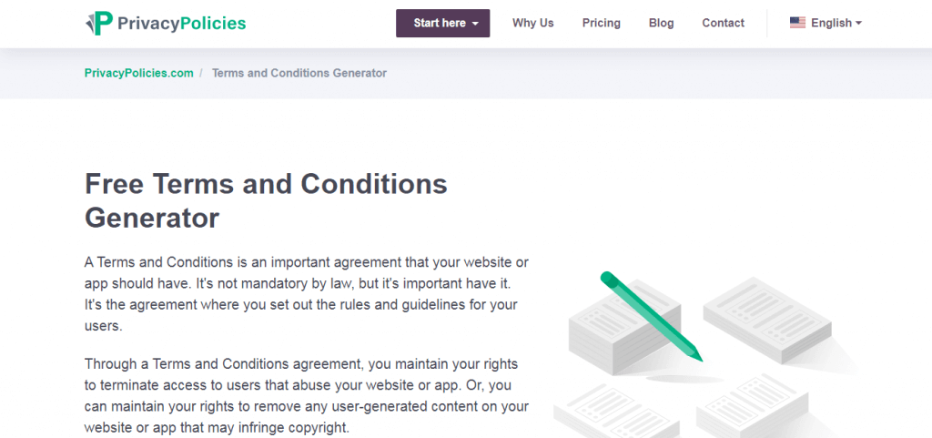 How to write a privacy policy and terms & conditions for a website ...