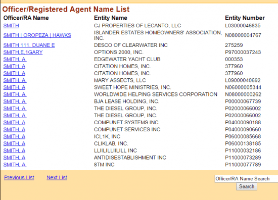 Florida Business Search | Corporation | LLC | Partnership | ZenBusiness ...