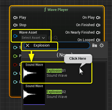 音源（Sound Wave）を再生する｜UE5 MetaSoundで音を作ろう