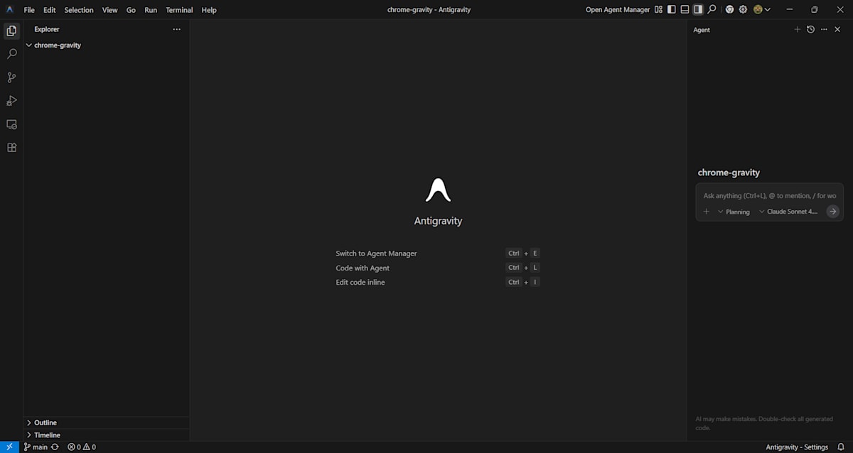 Google AntigravityでGoogle Gravityを作ってみた