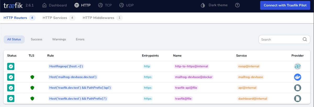 TraefikでのTLSリバースプロキシ｜[全編無料]TraefikとDnsmasqでDockerのWeb開発環境(TLSとSMTPもあるよ)もうポート番号割り当てで悩まない