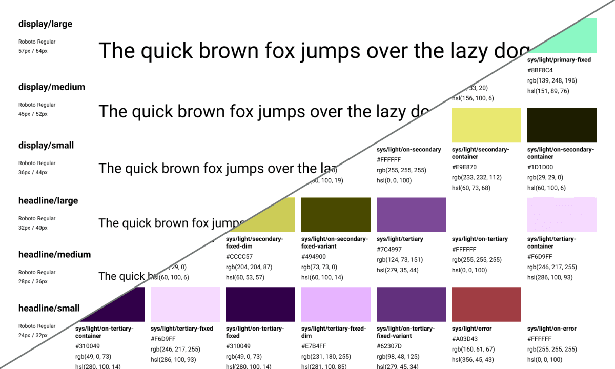 【Figma】Material Themeのカラースキームとガイドの作成（MD3,Figma plugins）