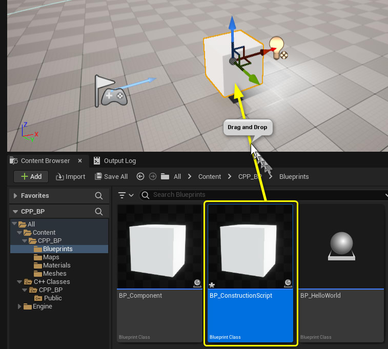 【BP】Construction Script｜Unreal Engine 5から始める C++ & Blueprint