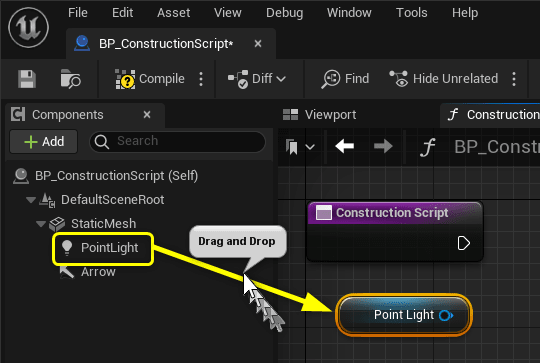 【BP】Construction Script｜Unreal Engine 5から始める C++ & Blueprint