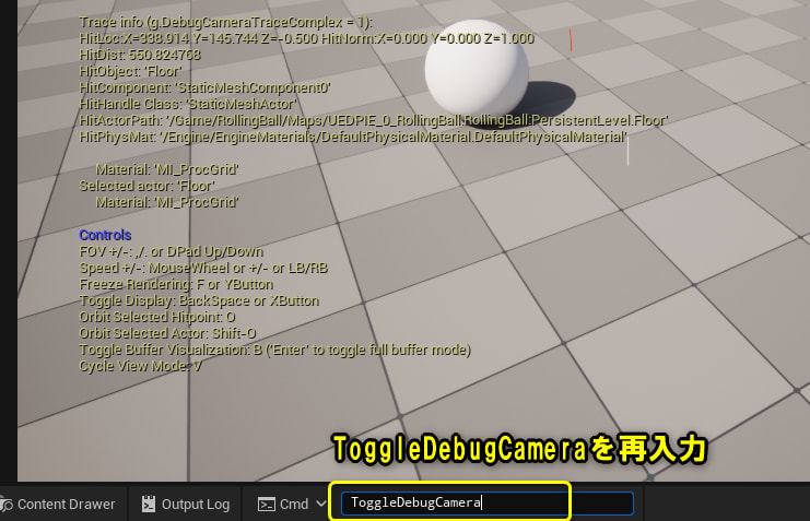 GameModeを設定し、DefaultPawnクラスを変更する