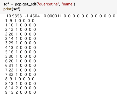 pubchempyで部分構造検索、CIDからの検索｜ケモインフォマティクス入門書