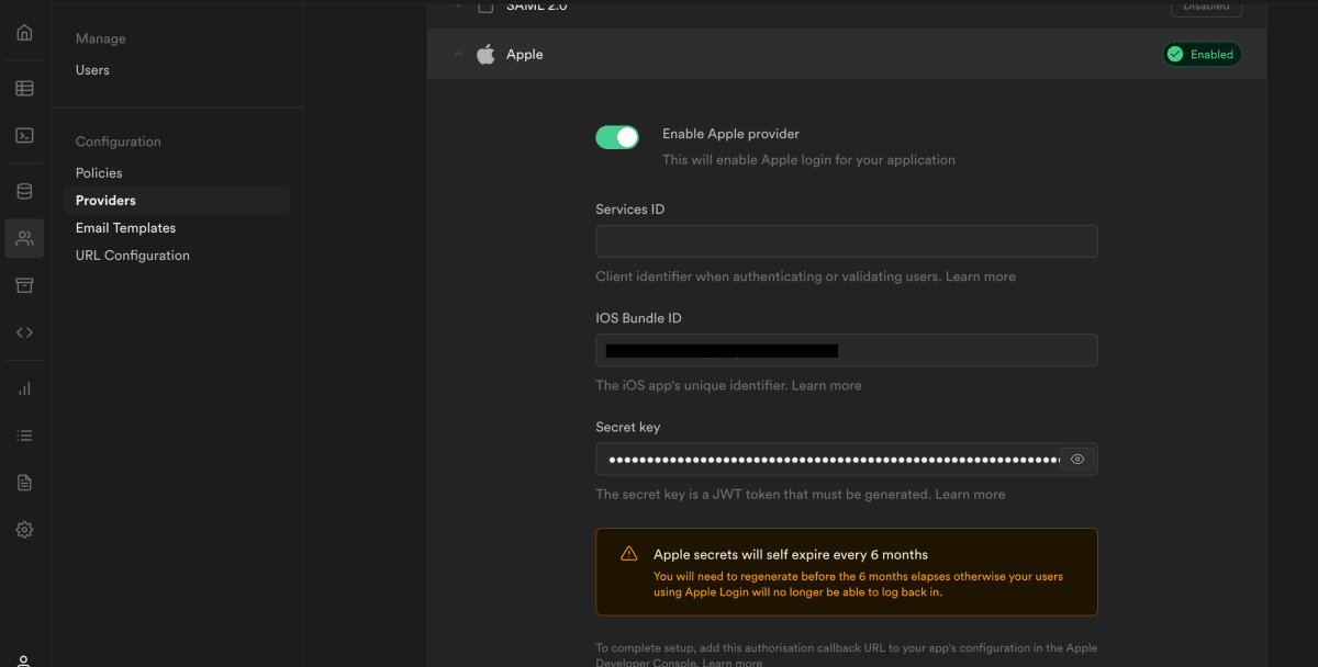 【Flutter】SupabaseでSign in with Appleを実装