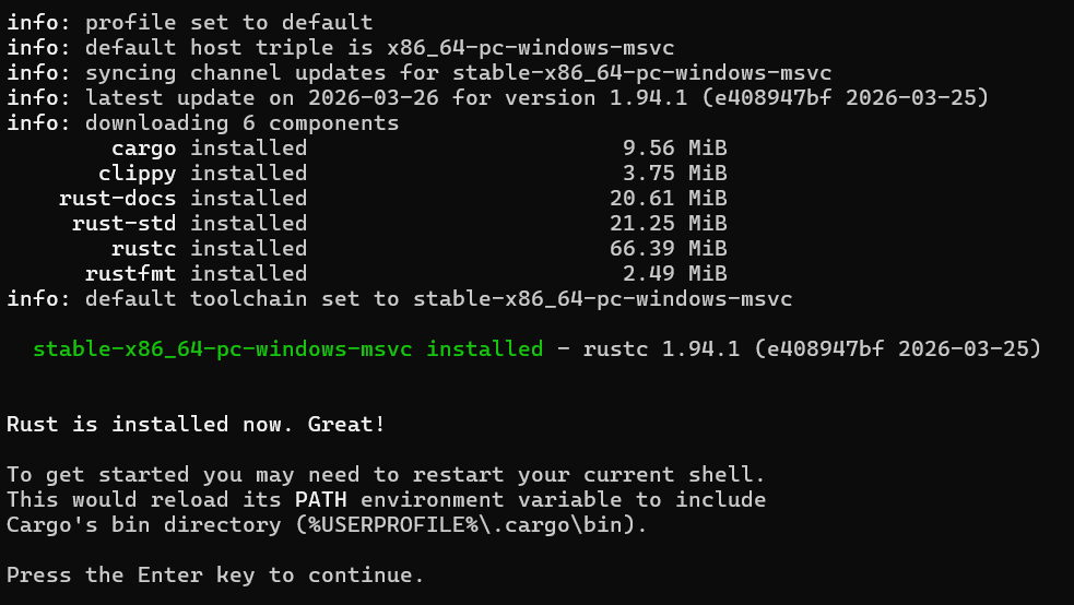 Rust 環境構築 ＋ axum × Tauriでデスクトップアプリ開発