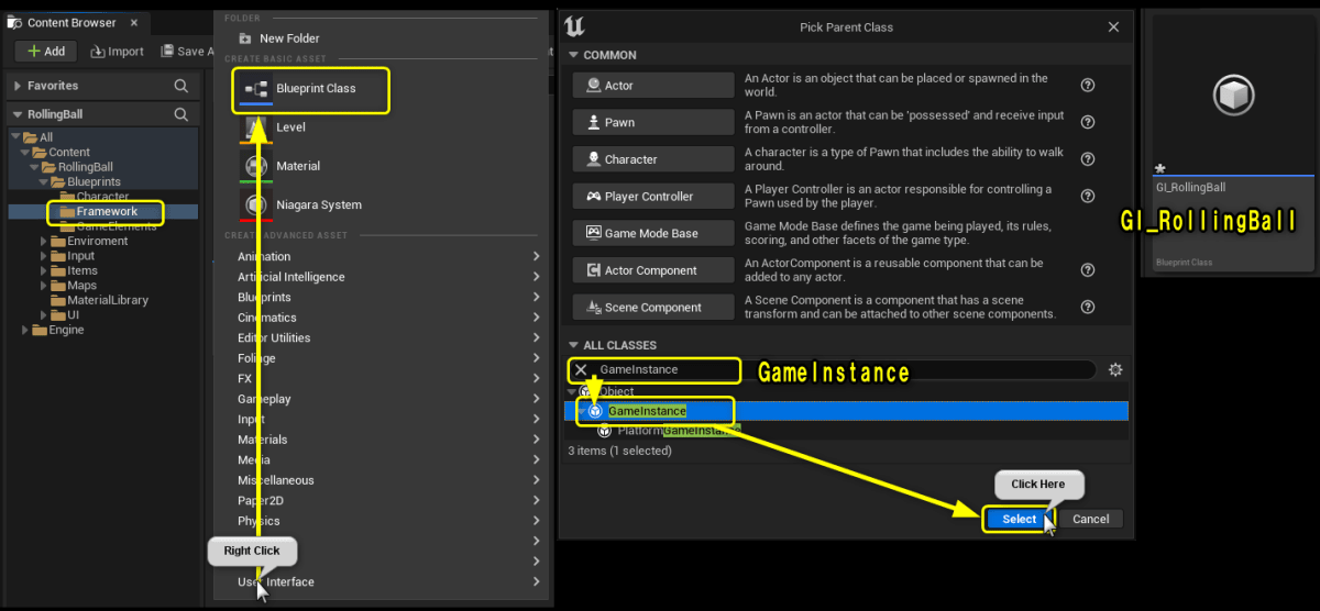 レベル間でステータスを保持する（GameInstance）｜Unreal Engine 5で動かす C++ & Blueprint