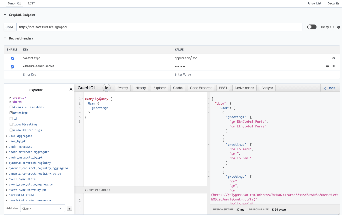 Envioでブロックチェインデータをインデックス化してみた
