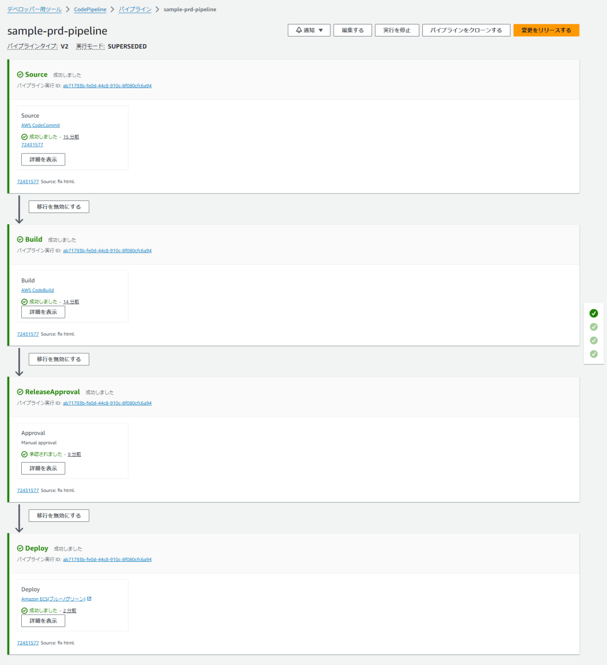 AWS CodeシリーズとECSを使ったCI/CD環境構築