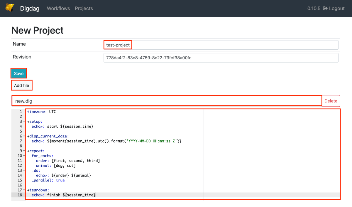 Ubuntu20.04にdigdag入れて遊んでみた