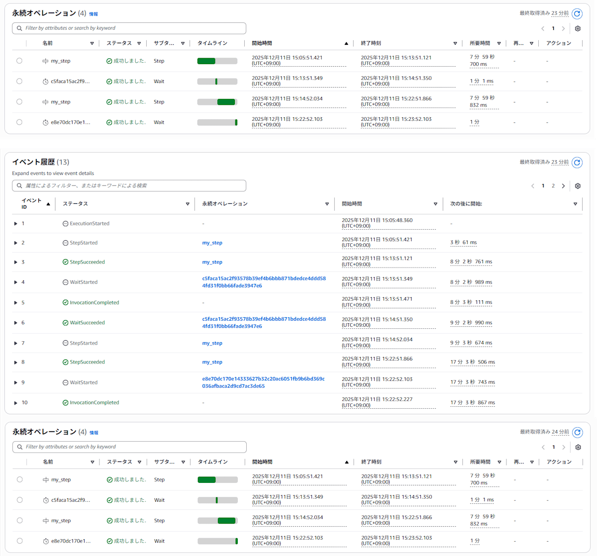 AWS Lambda durable functionsを試してみた (Pythonでparallel/map/retryなど)