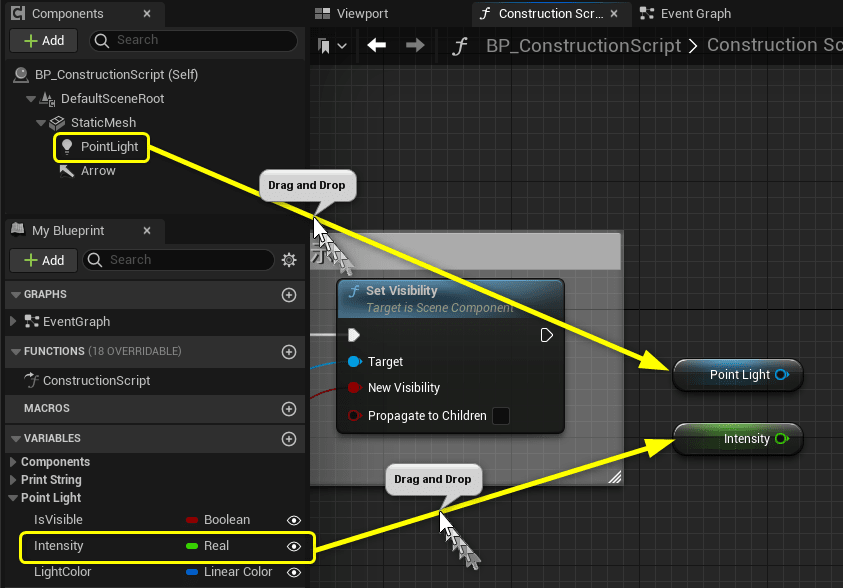 【BP】Construction Script｜Unreal Engine 5から始める C++ & Blueprint