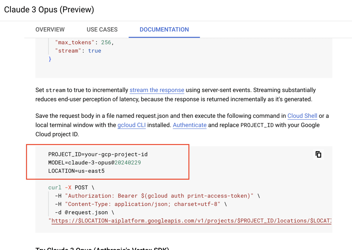 Vertex AI Model Garden の Claude 3 モデルを LangChain で利用する方法