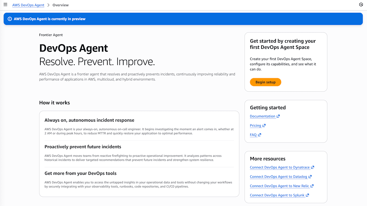 AWSの新機能、AWS DevOps Agentを触ってみた