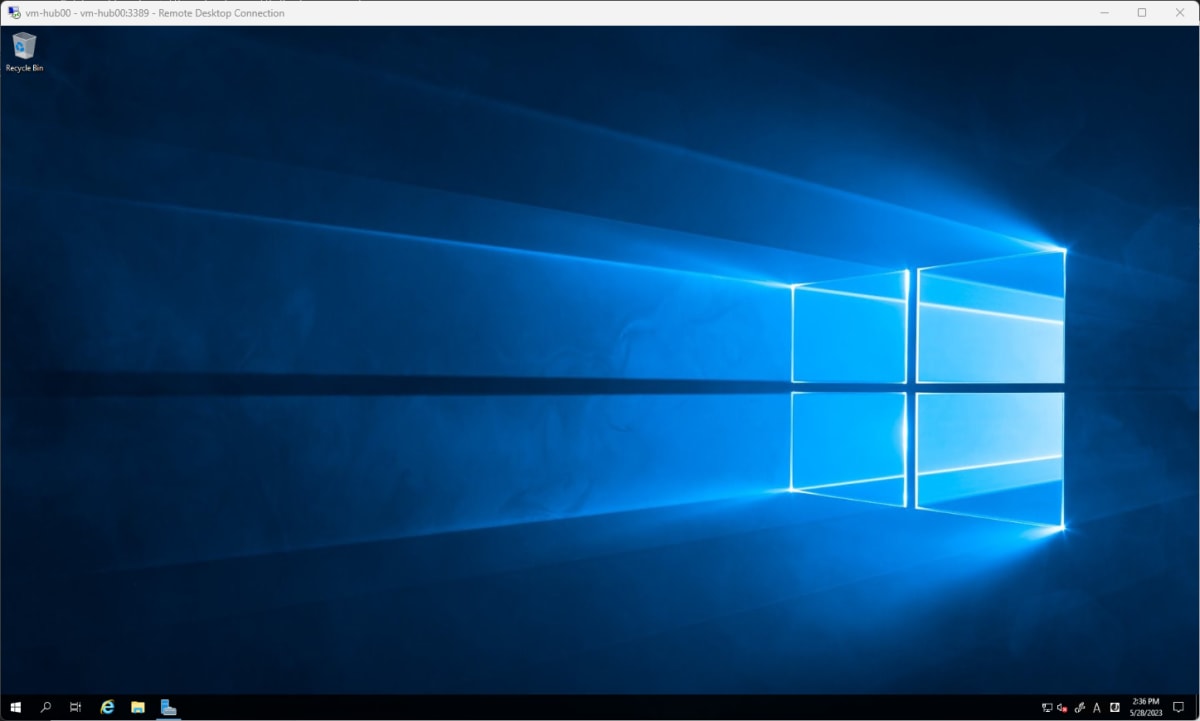 Remote Desktop したときに、最大化してるんだけど Window は小さくしたい