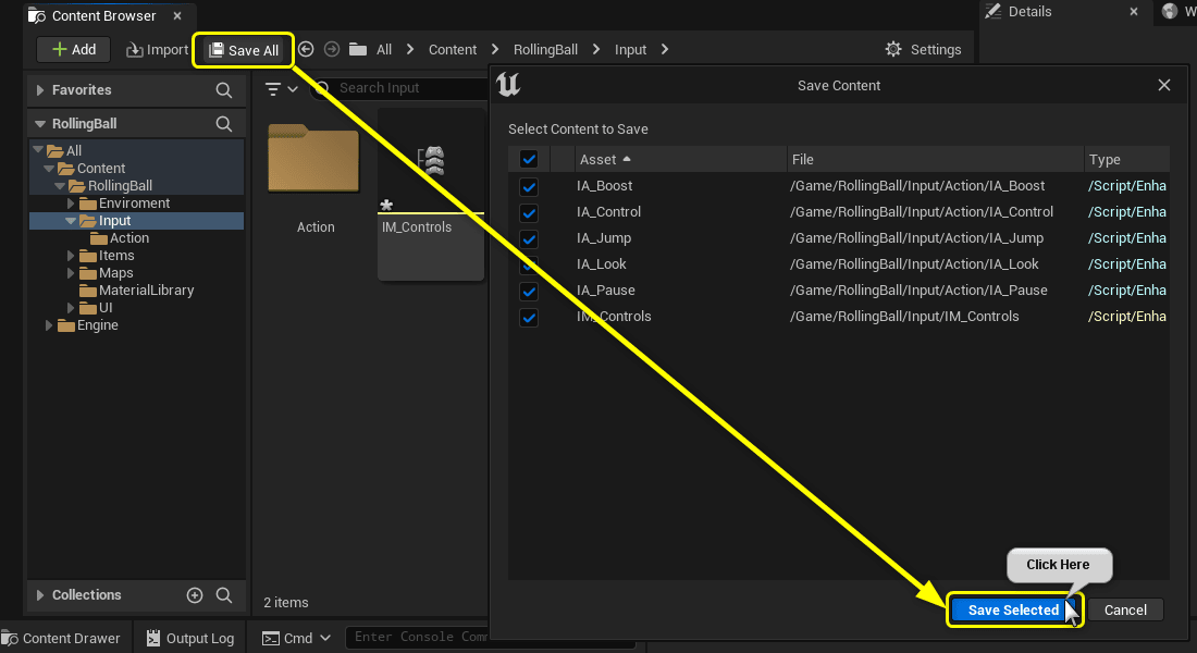 Input設定（EnhancedInput）｜Unreal Engine 5で動かす C++ & Blueprint