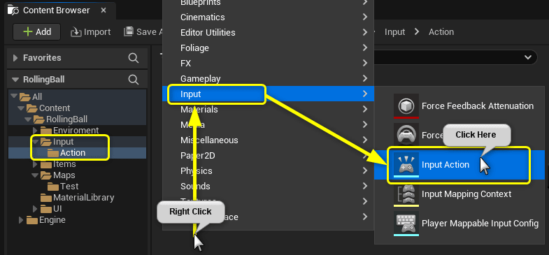 Input設定（EnhancedInput）｜Unreal Engine 5で動かす C++ & Blueprint