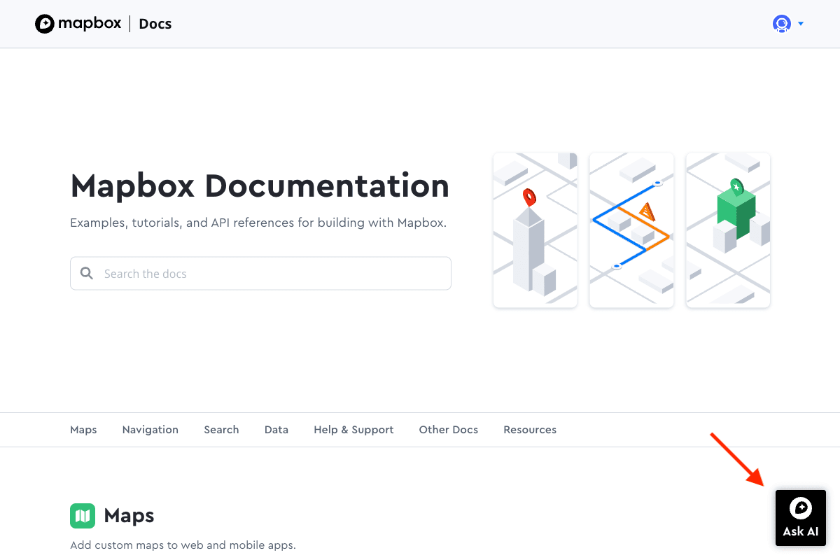 Mapbox Docs AI (AIチャットボット) を使ってみる