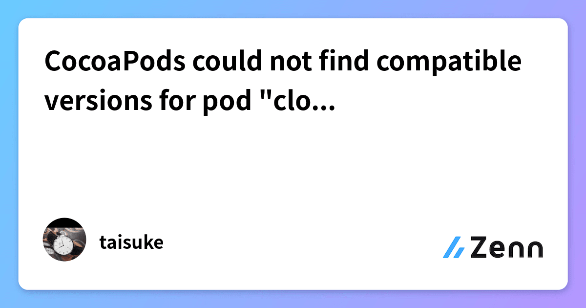 CocoaPods could not find compatible versions for pod "cloud_firestore"