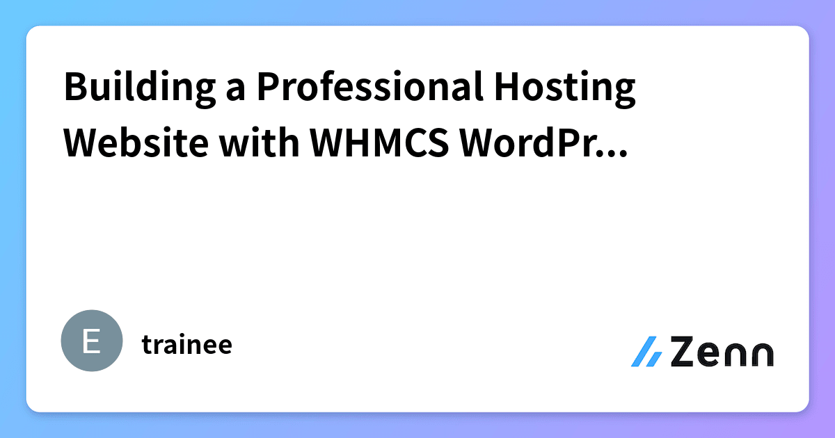 Building a Professional Hosting Website with WHMCS WordPress Plugin