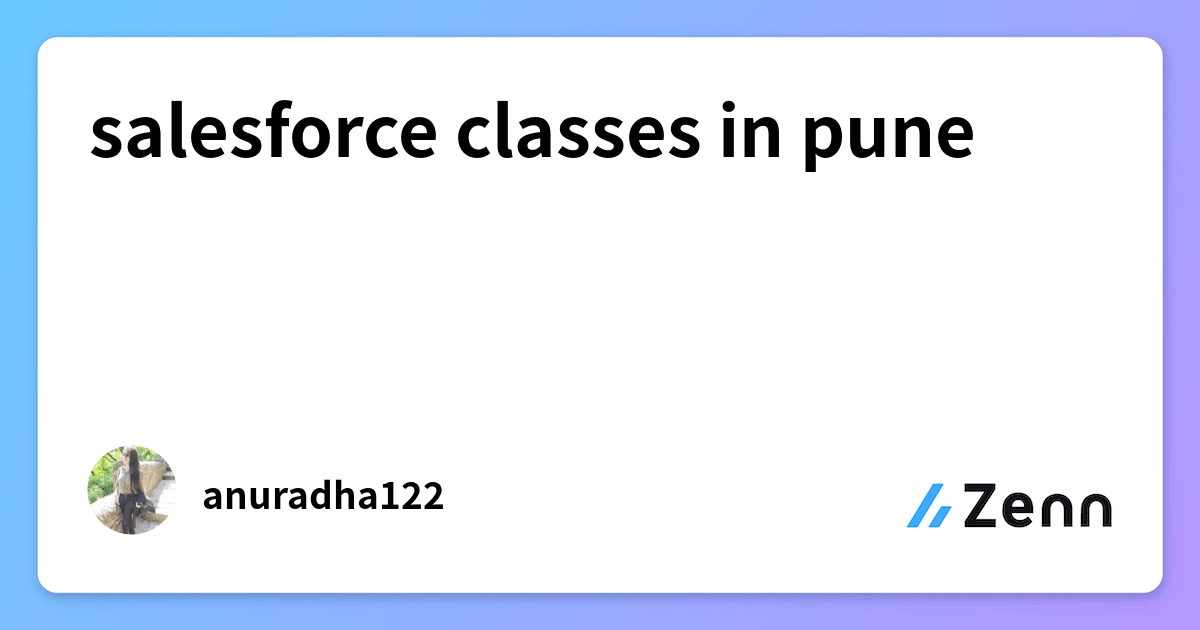 salesforce classes in pune