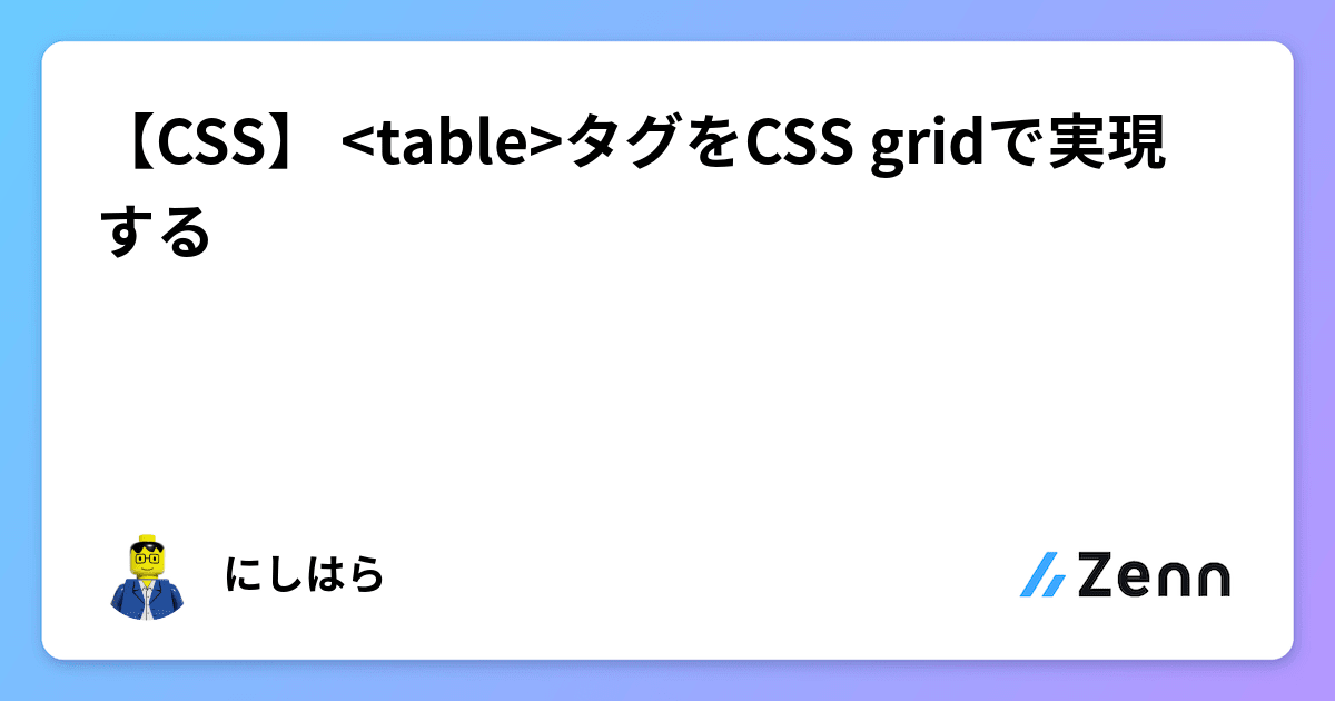 【CSS】 タグをCSS gridで実現する