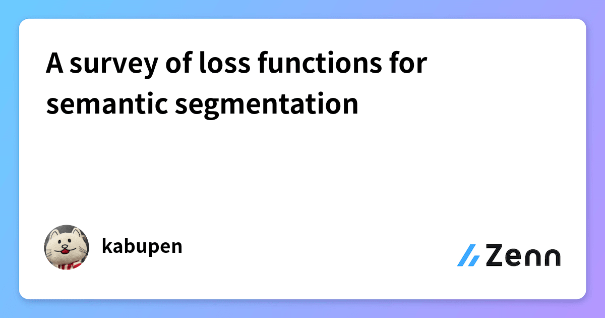 A survey of loss functions for semantic segmentation