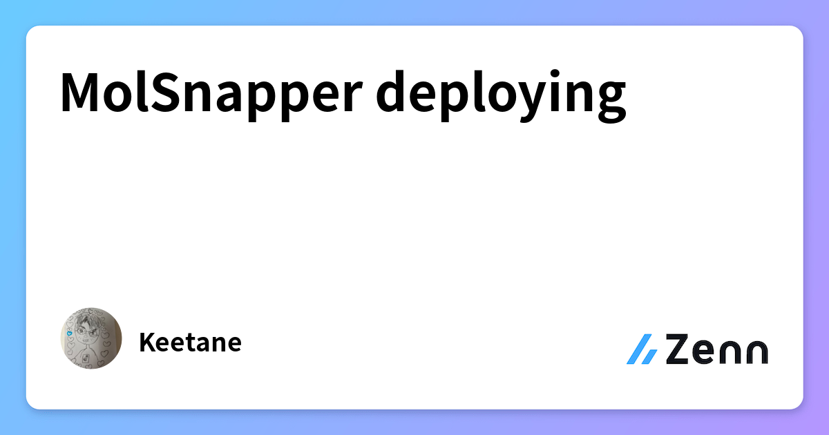 MolSnapper deploying