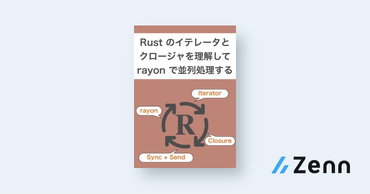 rayon と並列処理｜Rust のイテレータとクロージャを理解して rayon で並列処理する
