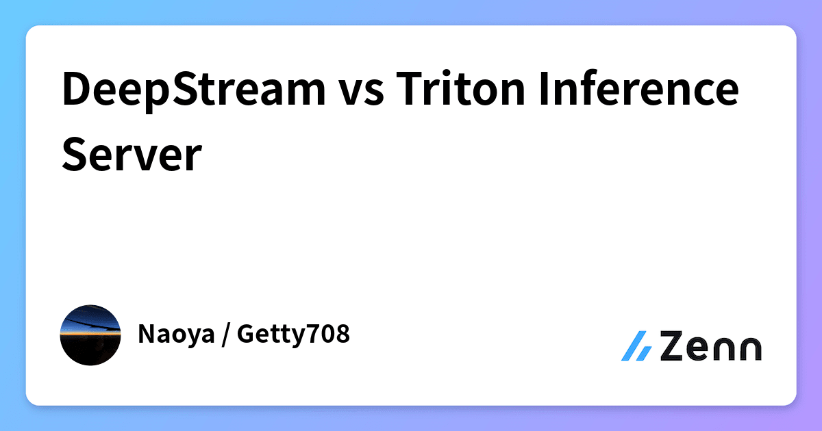 DeepStream vs Triton Inference Server