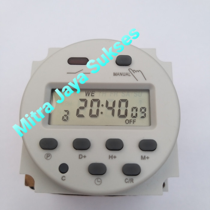 Jual TIMER AC LISTRIK DIGITAL 200-250 Vac 16 AMPERE (Kode 010 ...
