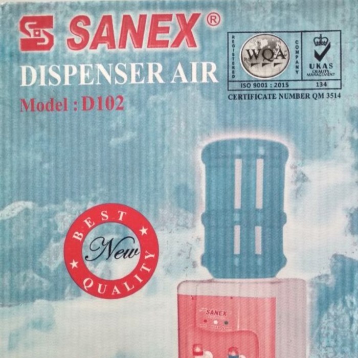 Jual SANEX : DISPENSER AIR MEJA SANEX D 102 2 KRAN PANAS NORMAL D102 (Kode 010)) di Seller ...
