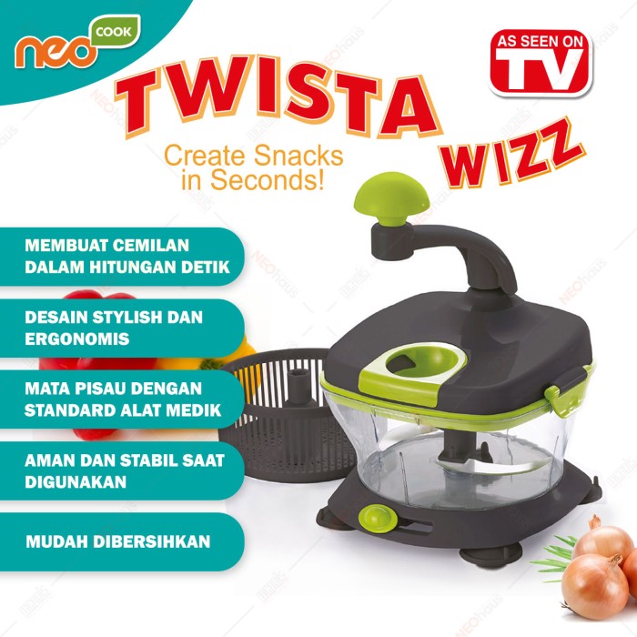 Jual Neocook Twista Wizz Chopper - Blender Bumbu - Pencacah Bawang ...
