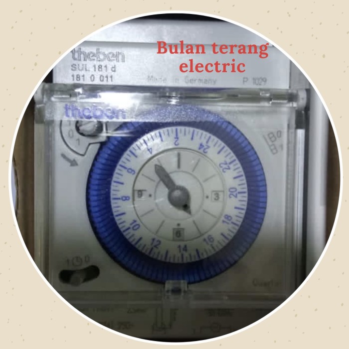 Jual Timer Switch Theben SUL181d Analog 100% ORI MADE IN GERMANY (Kode ...